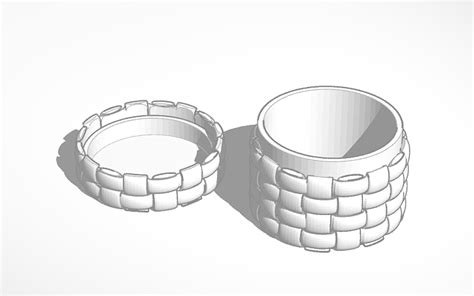 3d Design Basket With Lid Tinkercad