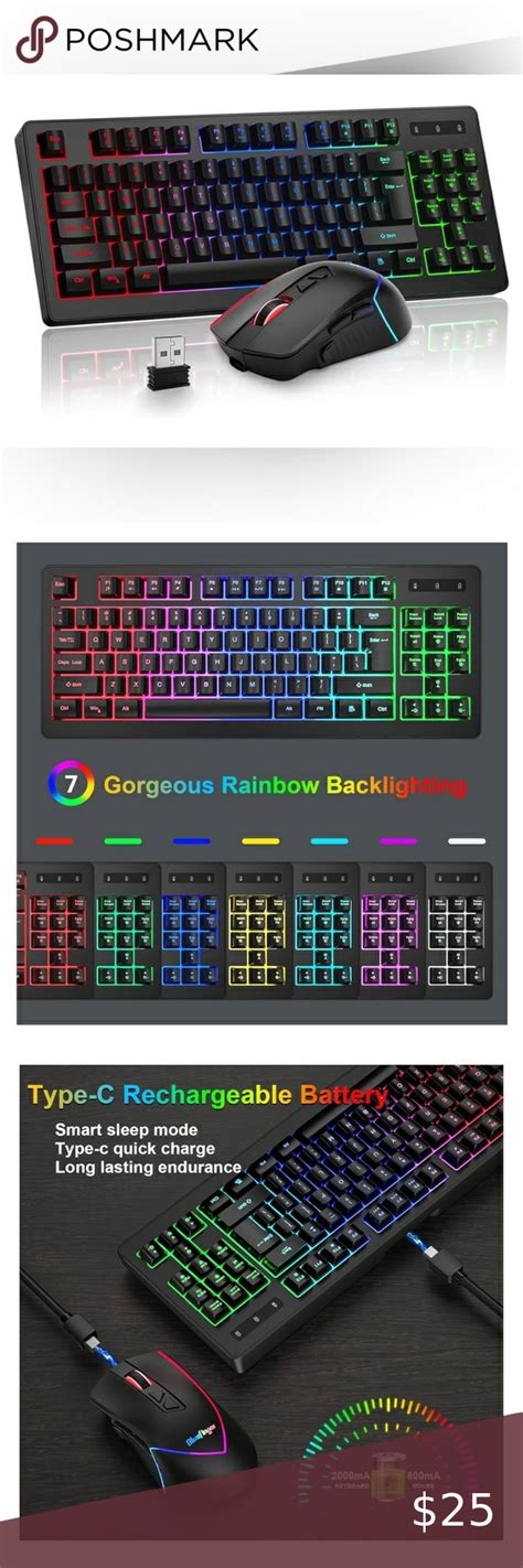 Wireless Gaming Keyboard And Mouse NIB Em 2024