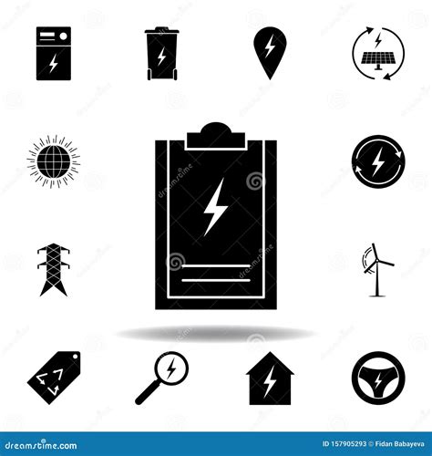 Folder Lightning Icon Set Of Alternative Energy Illustrations Icons Can Be Used For Web Folder Lightning Icon Set Of Alternative Energy Illustrations Icons Can Be Used For Web