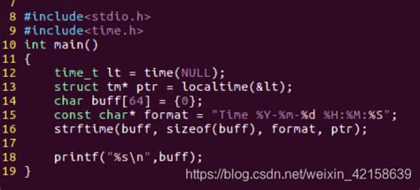 Strptime和strftime函数man Strftime Csdn博客