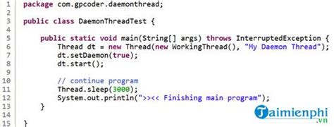 Creating Daemon Threads In Java Utilizing Daemon Threads In Java