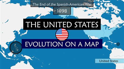 The United States Of America Evolution On A Map Youtube