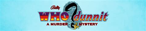 Products Listed By Game Bally Games Who Dunnit Flipper Fidelity