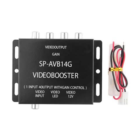 Car Modified Oem Rca Video Spliter Amplifier Booster 1 Into 4 Output Video Crossover Shopee