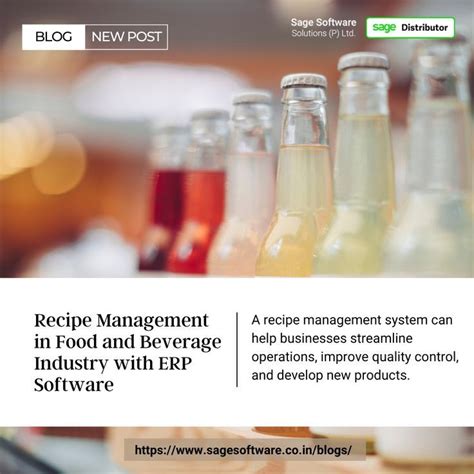 Recipe Management In Food And Beverage Industry With Erp Artofit
