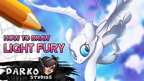 How To Draw Cute Light Fury