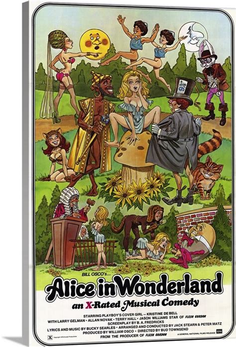 Alice In Wonderland X Rated Great Big Canvas