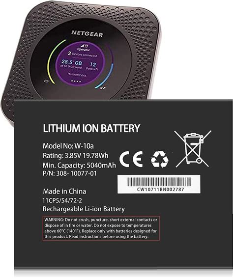 Amazon Com Replacement Battery For At T Netgear Nighthawk Lte Mobile Hotspot Mr W A