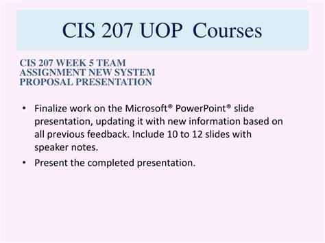 Ppt Cis 207 Uop Courses Uoptutorial Powerpoint Presentation Free