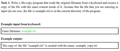 Solved Task 1 Write A File Copy Program That Reads The