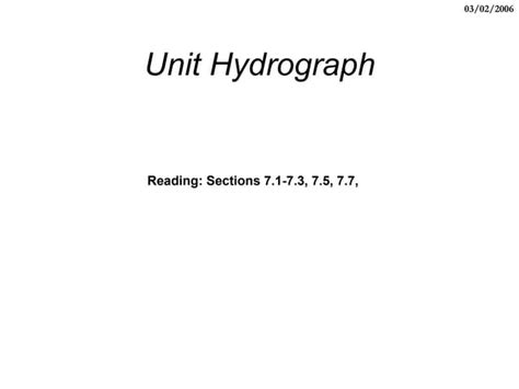 Unithydrographppt