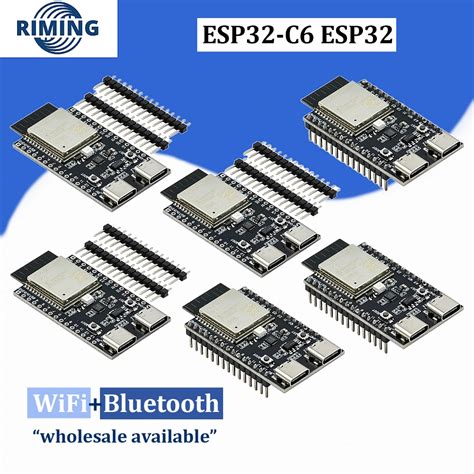 Esp32 C6 Esp32 Wifibluetooth Internet Of Things Dual Type C Development Board Esp 32 Core Board