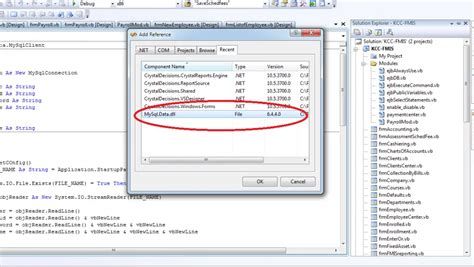 Setting Database Connection For Managing Payroll System Module