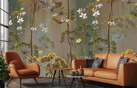 Flower Mural ‎wallpapers And Floral Wall Murals Ever Wallpaper Uk