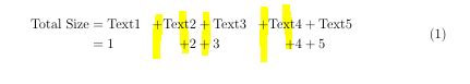 Align Amsmath Equation Identation Wrong With Text TeX LaTeX Stack Exchange