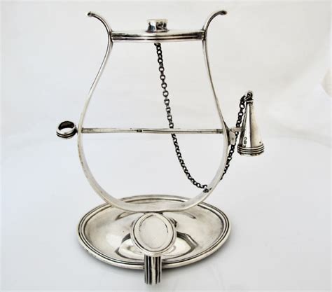 Fine Georgian Silver Wax Jack John Emes London 1798