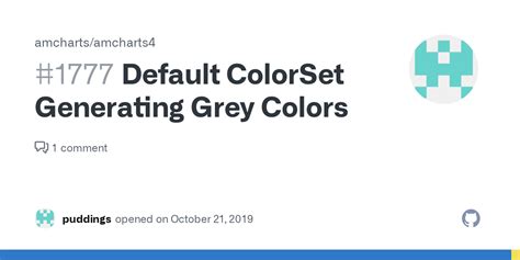 Default Colorset Generating Grey Colors · Issue 1777 · Amcharts