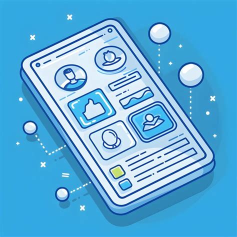 Sleek 3d Flat Crm Dashboard And Customer Profile Icon On Blue Background Doodle Line Cartoon