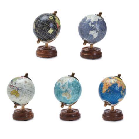 Around The World Mini Globe Tide And Table