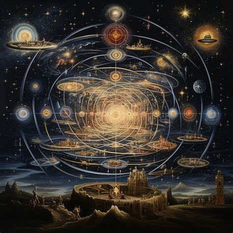 premium photo enigmatic symbols unveiling the secrets of the universe