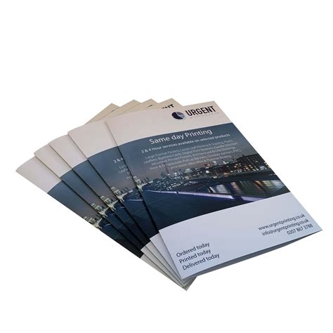 Page Folded Leaflet Or Flyer Urgent Printing