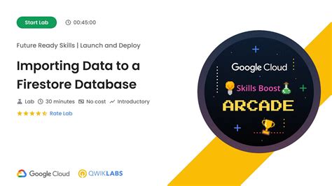 Importing Data To A Firestore Database Gsp642 Qwiklabs Arcade