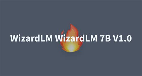 Wizardlm Wizardlm 7b V10 A Hugging Face Space By Vinnybustacap
