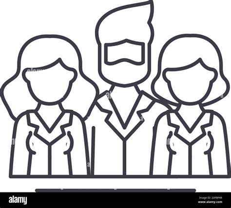 Occupation Icon Linear Isolated Illustration Thin Line Vector Web Design Sign Outline