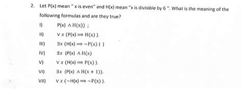 Solved Let P X Mean X Is Even And H X Mean X Is Chegg Com