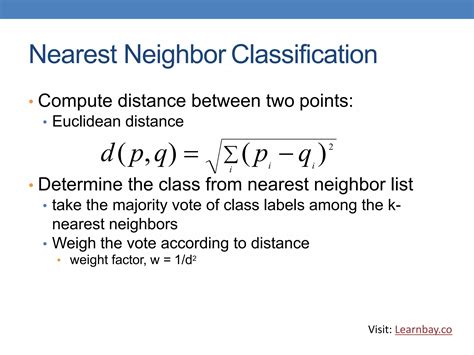 K Nearest Neighbour Ppt