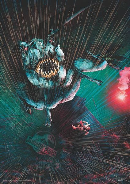 Buy Your Jurassic Park Flare Art Print Free Shipping Merchoid