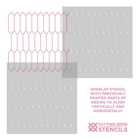 Pencil Tile Stencil Tile Stencil For DIY Home Improvement Etsy