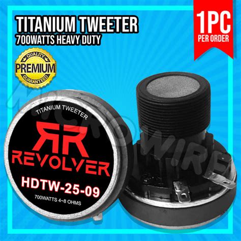 Universal Titanium Tweeter 700w Big Magnet Heavy Duty Per Piece