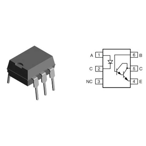 4n33 6 Pin Photodarlington Optocoupler