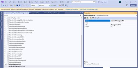 creating custom workspaces in dynamics 365 fando to boost user productivity