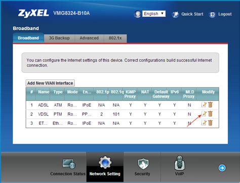 Kitz ZyXEL VMG8324 VDSL Configure
