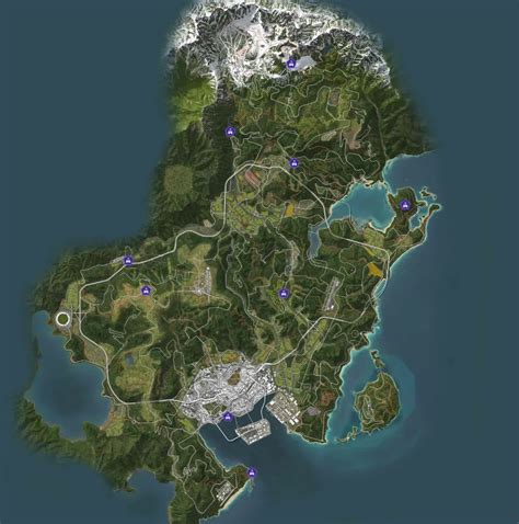 Forza Horizon 6 Treasure Car Locations Map