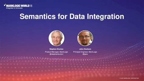Pdf Semantics For Data Integration · Provide Clean Curated Data To