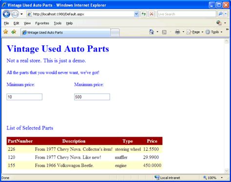 Cis Department Tutorials Asp Net Web Apps Vb 2005 Databaseweb App With Input