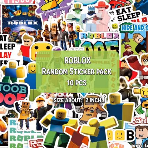 Roblox Decal Stickers Etsy