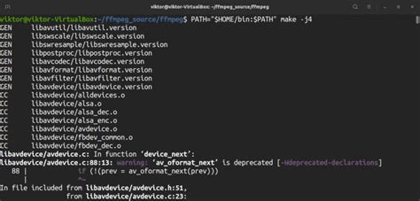 ffmpeg ubuntu package delfte