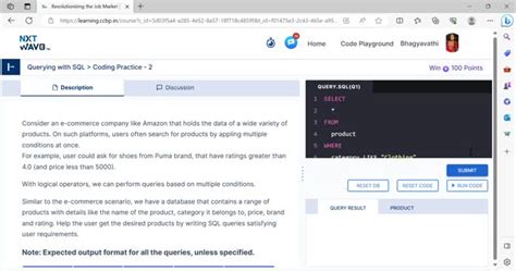 Querying With Sql Practice 2 Bhagyavathi Amgoth Posted On The Topic Linkedin