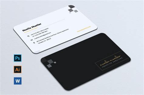 Business Card Templates For Google Docs Free Premium Design Shack