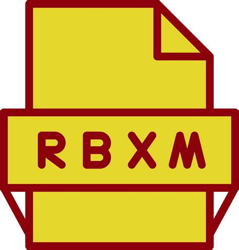 Rbxm File Format Icon 16903369 Vector Art At Vecteezy
