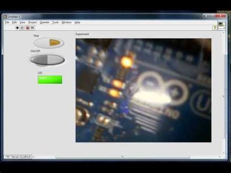 Lavuino Turning A LED ON OFF Using Arduino LabVIEW YouTube