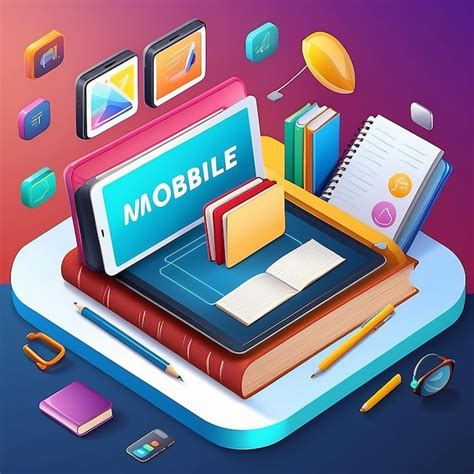 Premium Photo Concept Of Mobile Learning Elearning And Online Courses Application Premium Photo Concept Of Mobile Learning Elearning And Online Courses Application