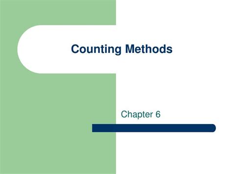 Ppt Counting Methods Powerpoint Presentation Free Download Id5877121