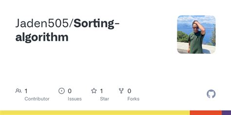 GitHub Jaden Sorting Algorithm