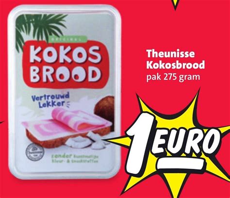 Theunisse Kokosbrood Pak 275 Gram Aanbieding Bij Nettorama