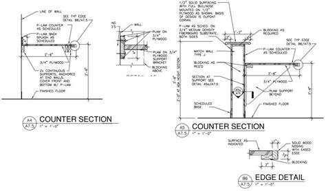 A Simple Custom Counter Counter Detailed Drawings Counter Design